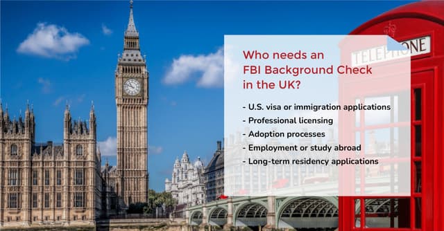 How to Get an FBI Background Check in UK : A Complete Guide